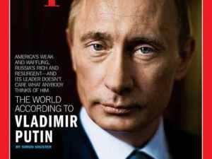 TIME puts Vladimir Putin on its front cover everywhere but America