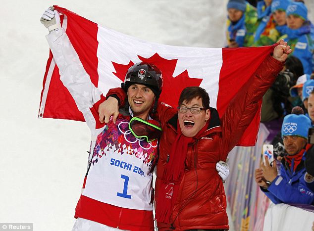 Canadian moguls skier Alex Bilodeau dedicates gold to brother