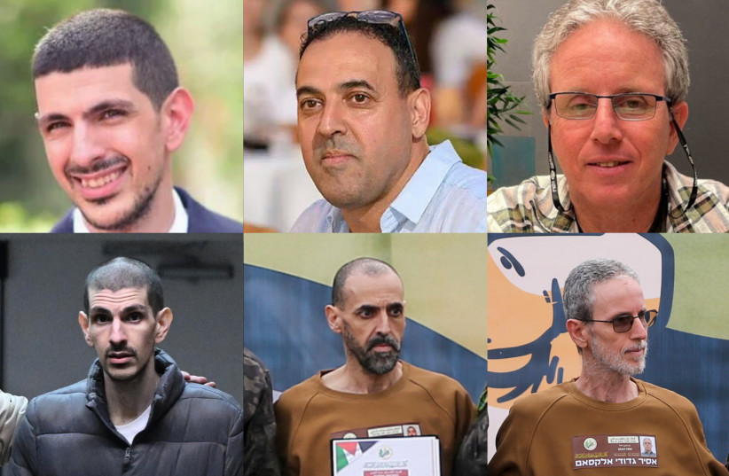 Emaciated hostages Eli Sharabi, Or Levy and Ohad Ben Ami freed after 16 ...