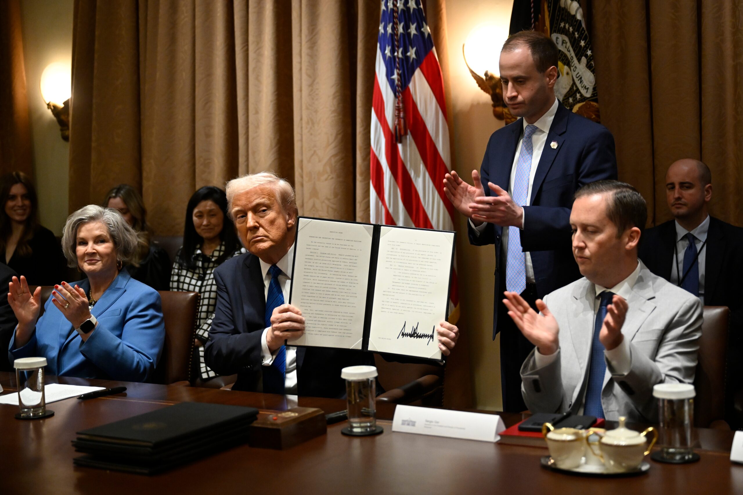 Voter ID, paper ballots, same day voting, proof of citizenship to ...